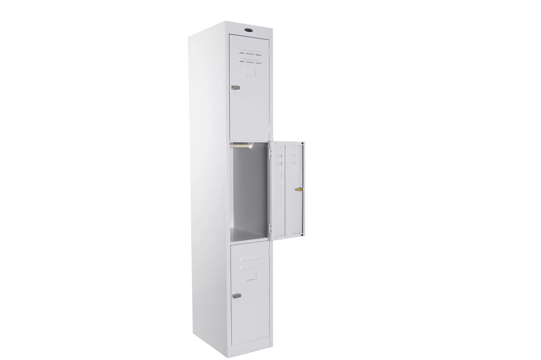 Spacemaker Three Tier Lockers - Abax Kingfisher