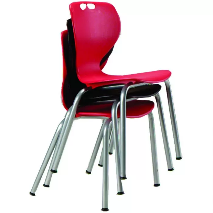 Ariah 4 Leg Student Chair, Education Furniture | Abax Kingfisher
