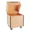 BR2 Book Return Trolley - Abax Kingfisher