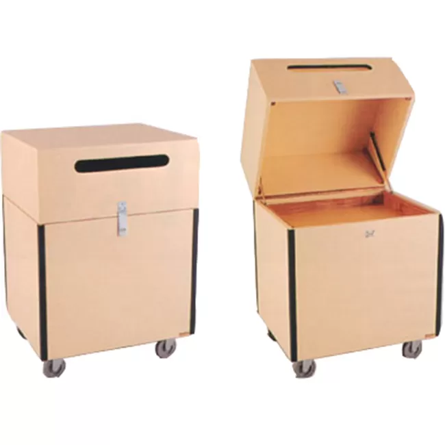 BR2 Book Return Trolley - Abax Kingfisher