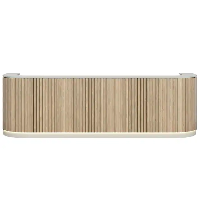 Lexi Arena Reception Desk - Abax Kingfisher