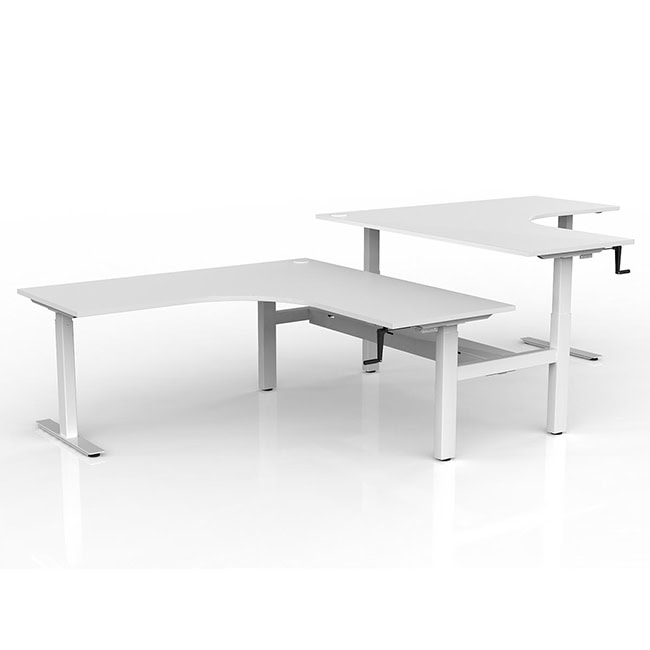 Nimble 90° Workstation - Abax Kingfisher