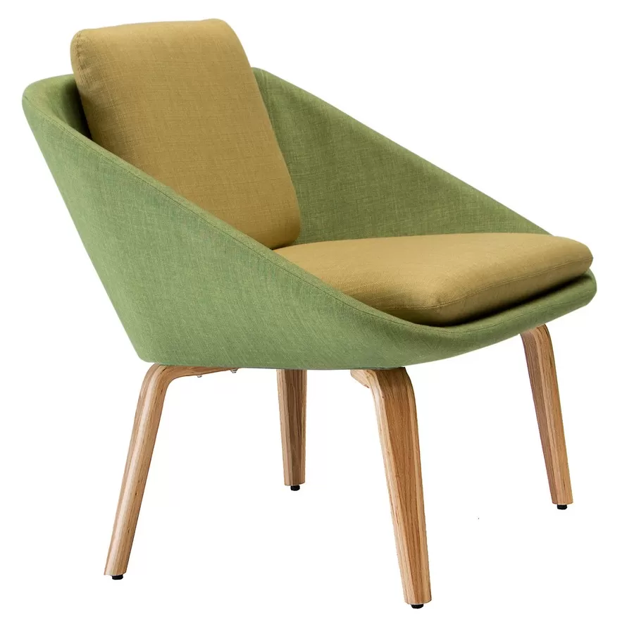 Opera Timber Base Chair - Abax Kingfisher
