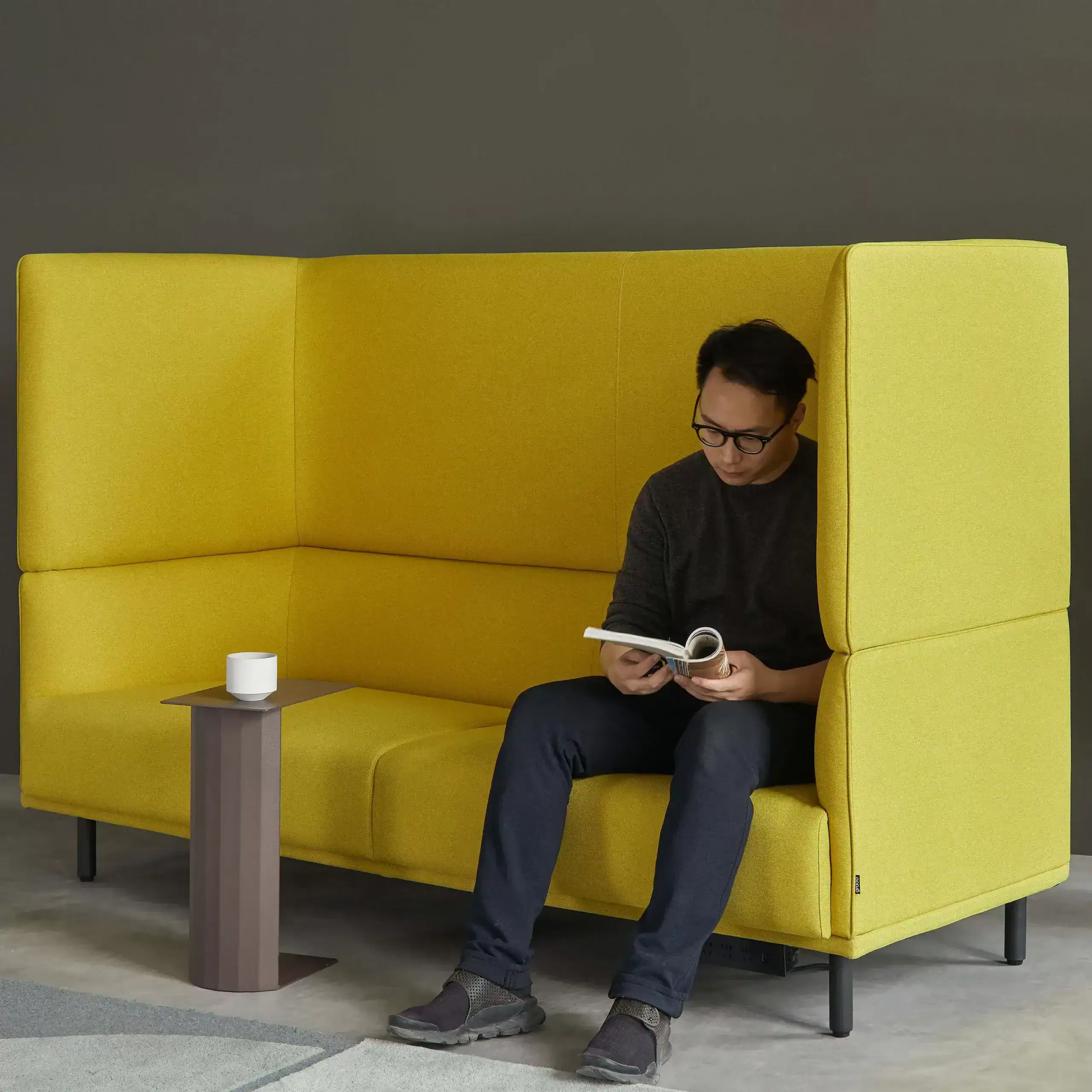 Mart High Back Lounge - Abax Kingfisher