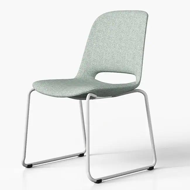 Vi Chair - Sled - Abax Kingfisher